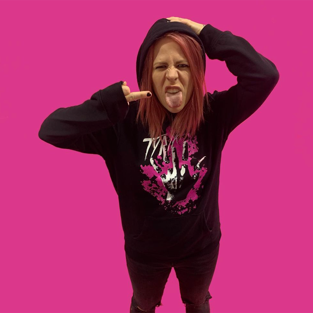 Tyna Mittelfinger Hoodie Redfield Records