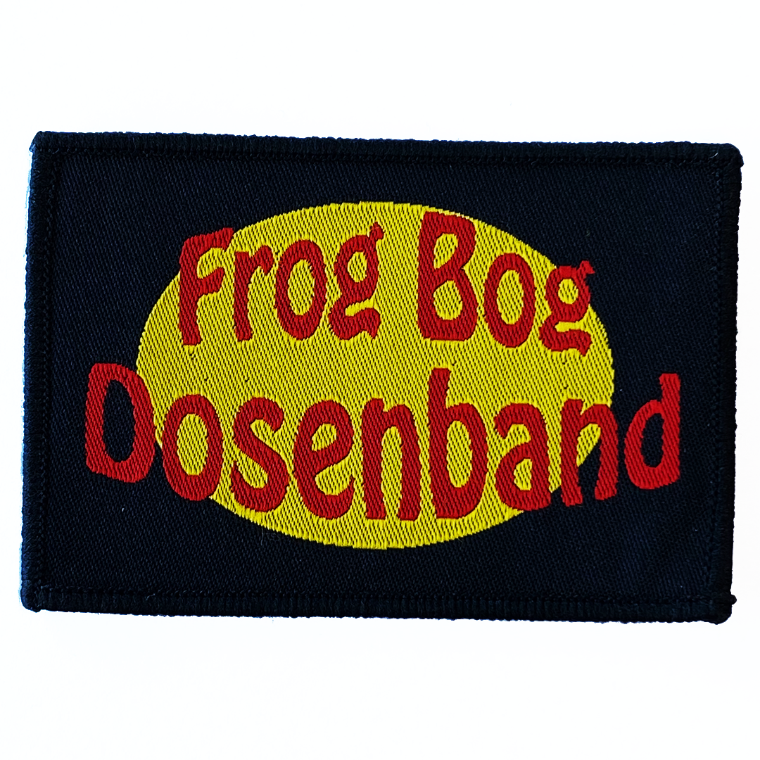 Frog Bog can tape - logo - patch – Redfield Records